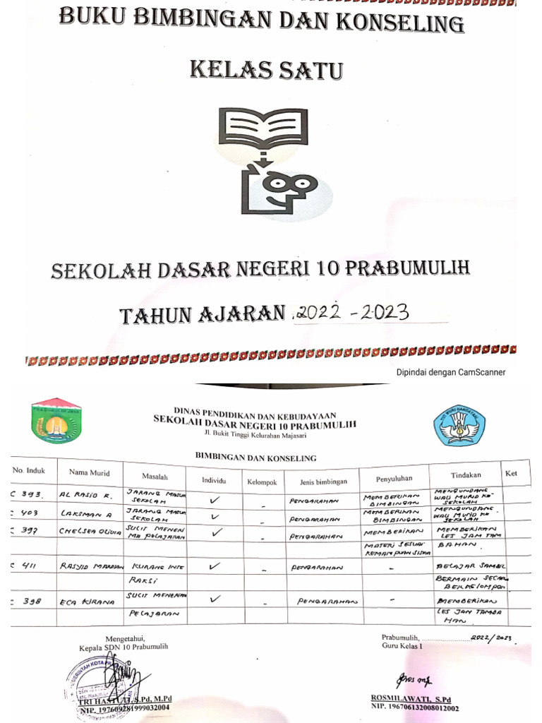 Dokumen Laporan Layanan BK | PDF