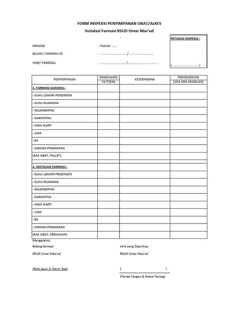FORM Supervisi | PDF
