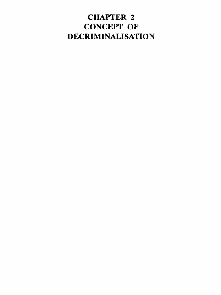 Understanding Decriminalisation Concepts | PDF | Crimes | Crime & Violence