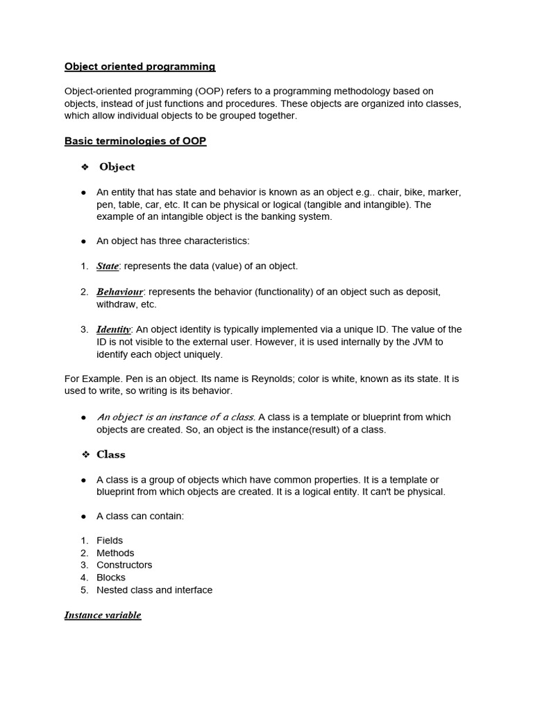 Untitled Document Pdf Inheritance Object Oriented Programming Class Computer Programming