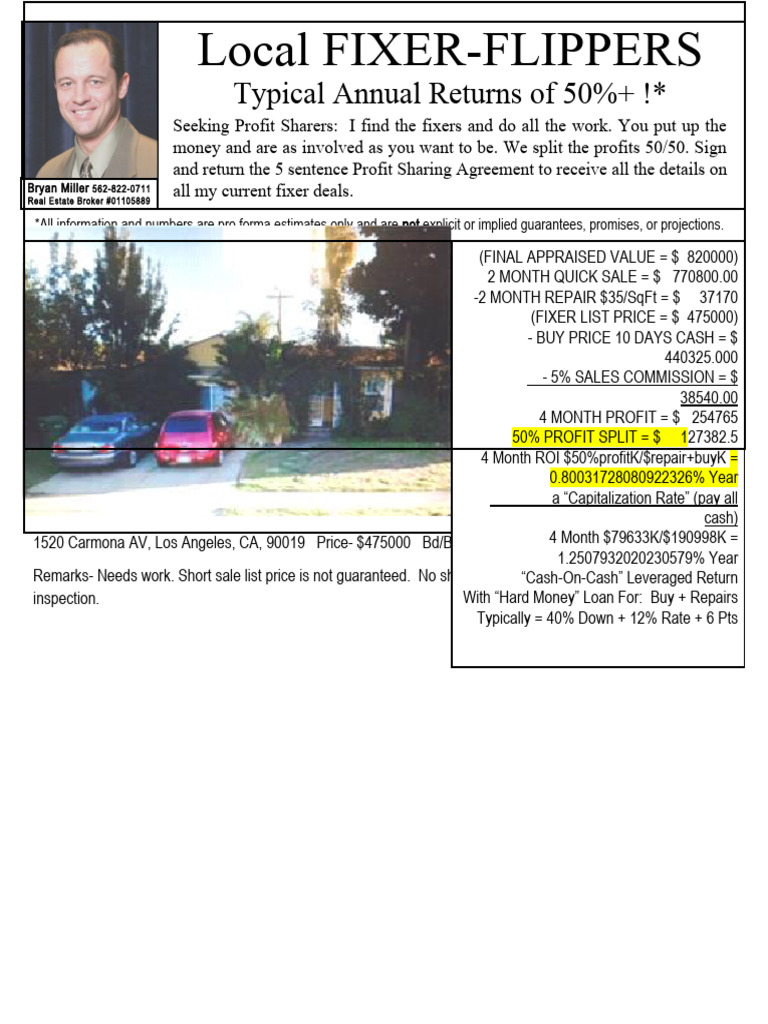 !FIXER-FLYER-old3 | PDF | Financial Markets | Investing