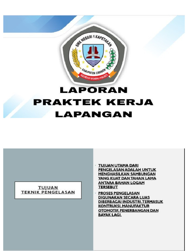 Laporan Praktek Kerja Lapangan | PDF