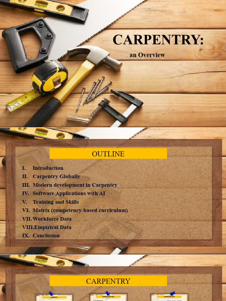 Carpentry Report | PDF | Carpentry | Artificial Intelligence