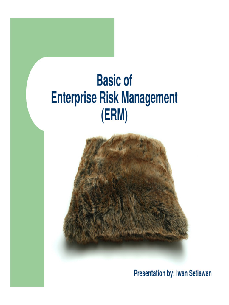 Enterprise Risk Management Concept Pdf Enterprise Risk Management