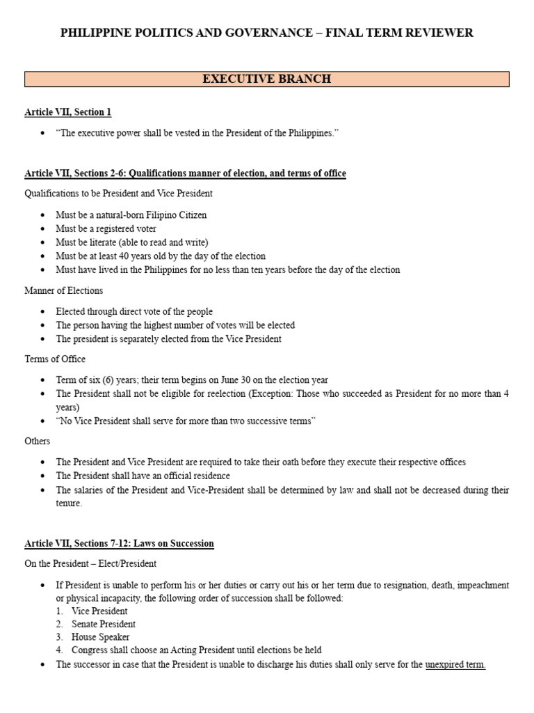 PolGov Reviewer | PDF | Pardon | American Government