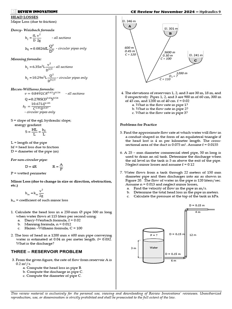 Hyd 9 OL | PDF | Dynamics (Mechanics) | Applied And Interdisciplinary ...