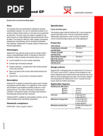NITOBOND EP - Data Sheet & MS For Application | PDF | Concrete | Epoxy