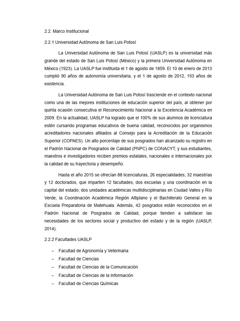 Marco Institucional Terminado | PDF