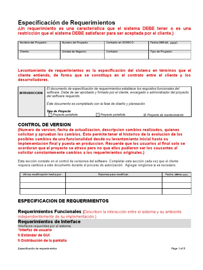 GLOSARIO Especificacion de Requerimientos | Software | Información | Prueba gratuita de 30 días ...