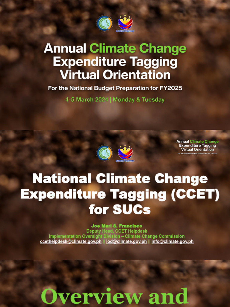 Understanding CCET for Climate Budgeting | PDF | Renewable Energy ...