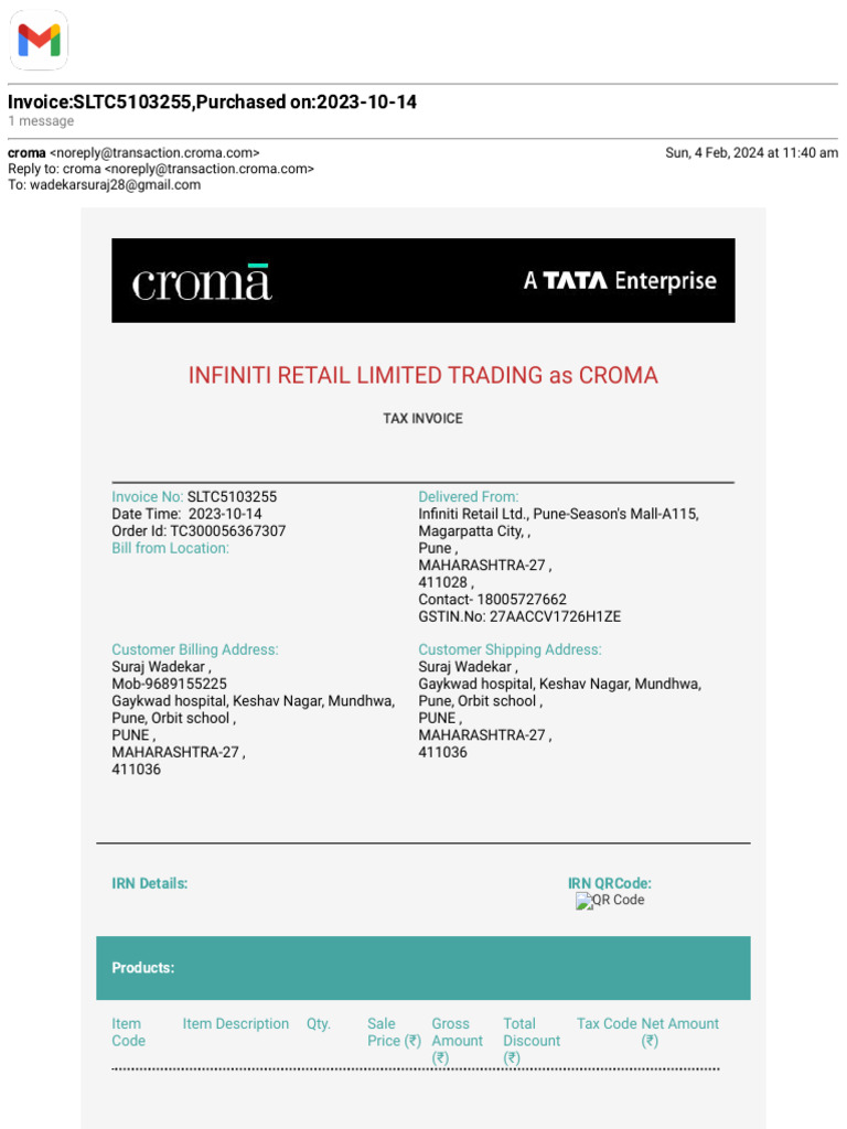 Croma | PDF | Government Finances | Payments