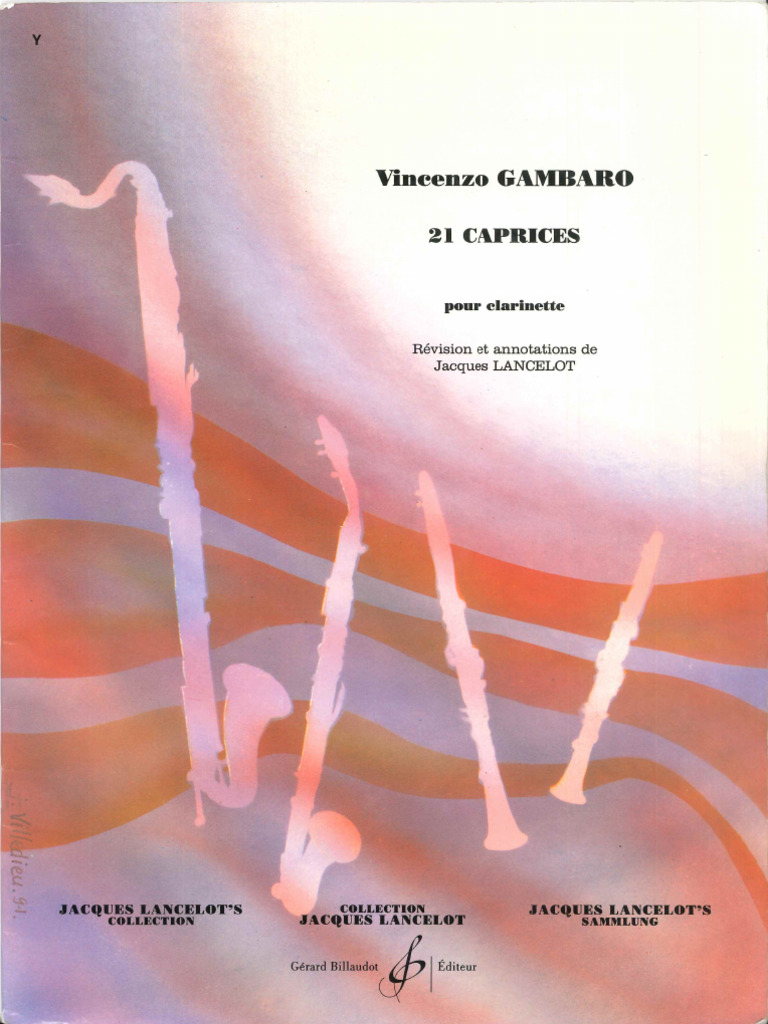 Gambaro, Vincenzo - 21 Capriches | PDF