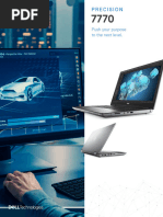 Precision 7680 Spec Sheet | PDF | Usb | Computer Hardware