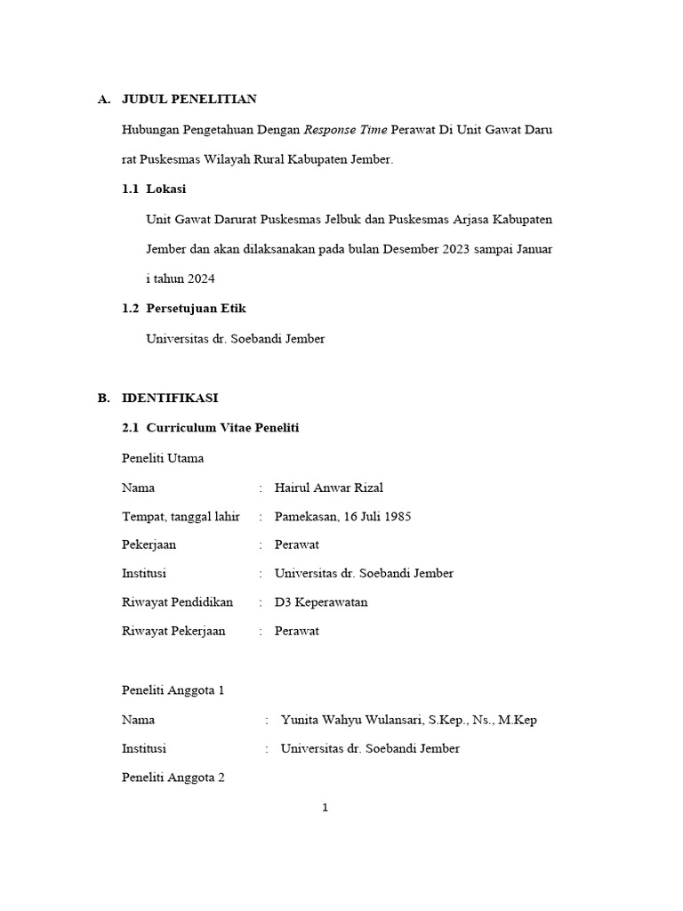 PROPOSAL Hairul Anwar Rizal Revisi - REVISI SEMPRO | PDF