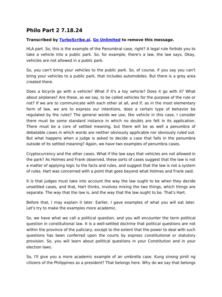 Philo Part 2 7.18.24 | Download Free PDF | Justice | Crime & Violence