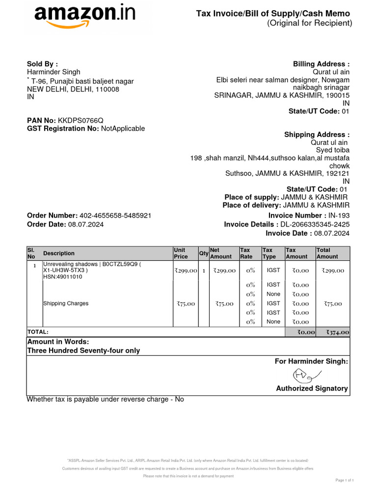 Invoice | PDF | Invoice | Taxes