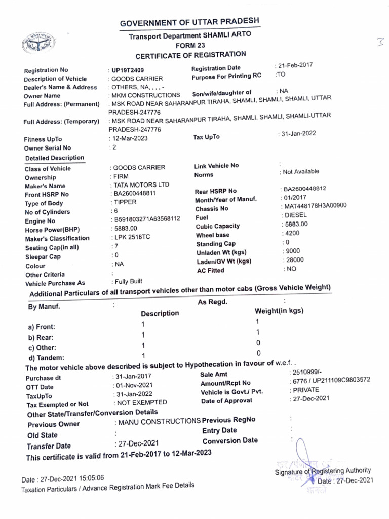 RC MKM 2409 | PDF | Vehicles | Automotive Industry