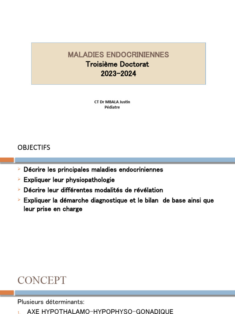 Maladies Endocriniennes: Diabète Insipide et Sucré | PDF | Insuline ...