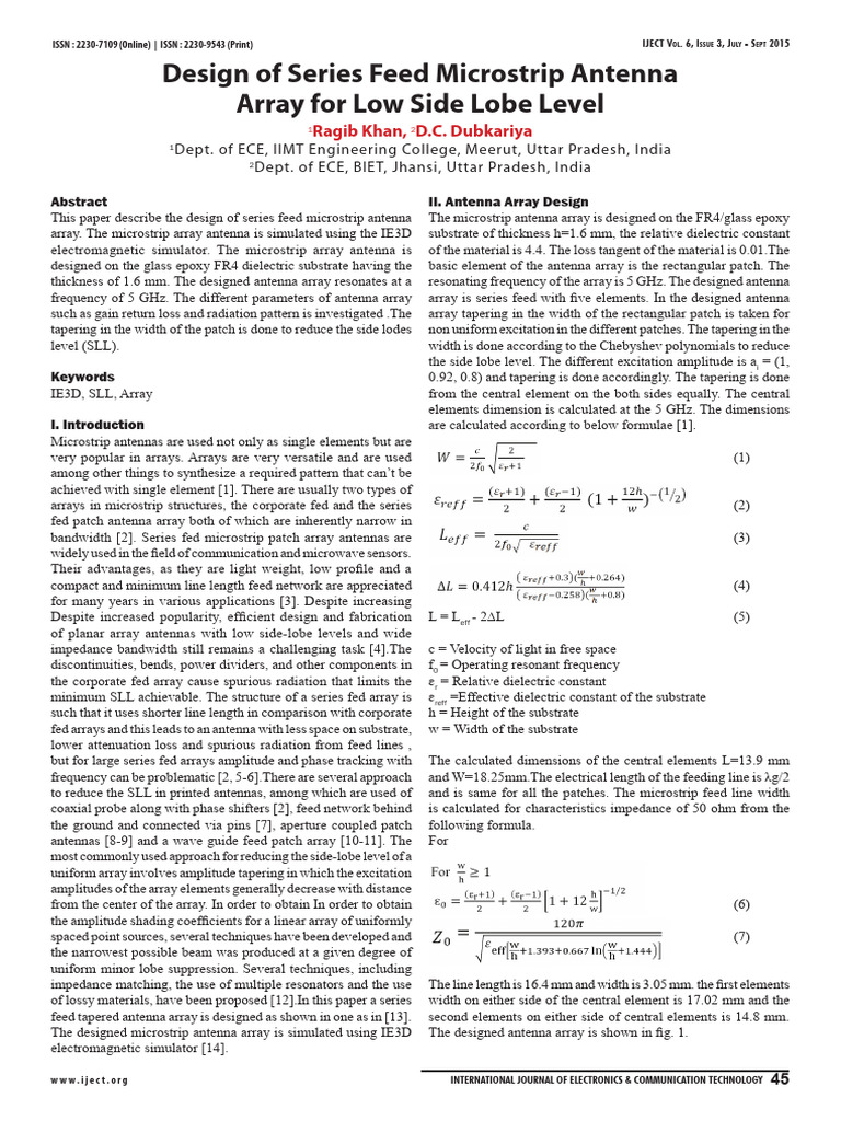 10 Ragib Khan | PDF | Antenna (Radio) | Electrodynamics