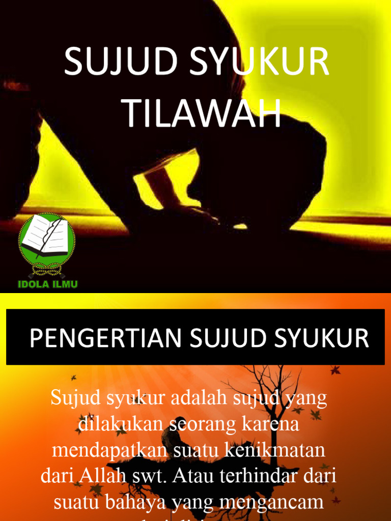 Sujud Syukur dan Tilawah: Panduan Lengkap | PDF
