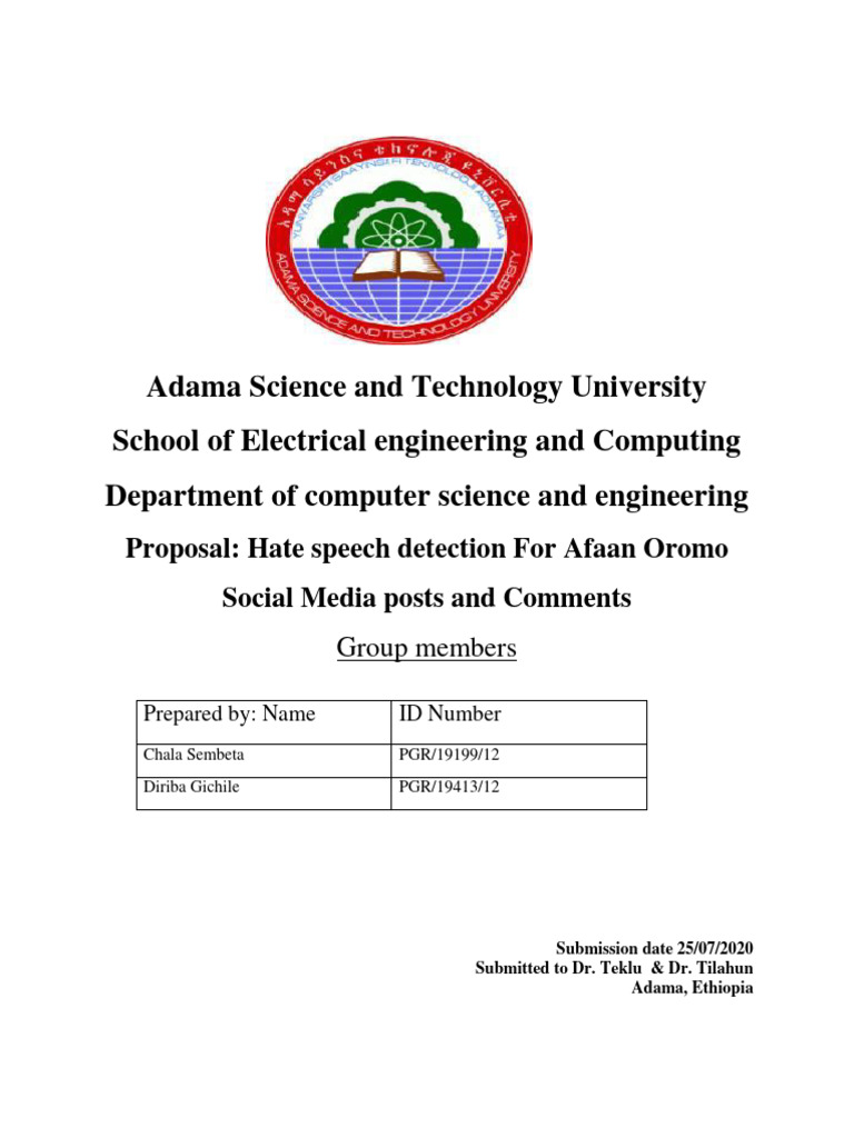 Hata Speech Detection For Afaan Oromo | PDF | Hatred | Social Media