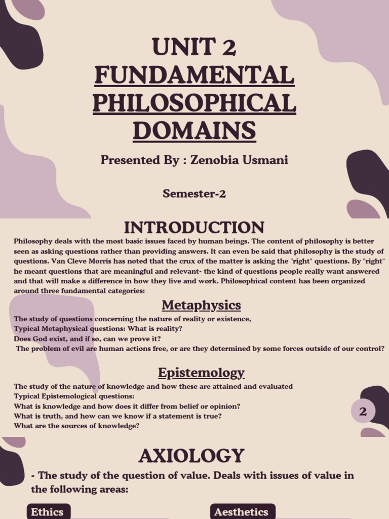 Sem 2 Unit 2 Phil of Edu | PDF | Epistemology | Knowledge