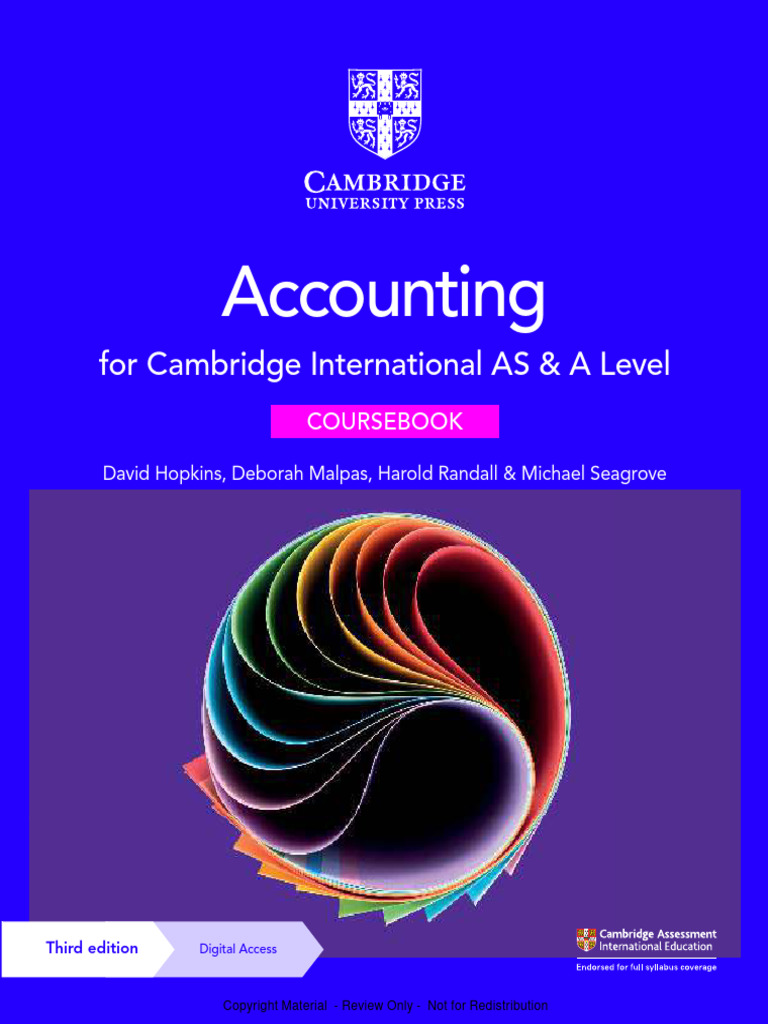 New-Accounting As and AL Coursebook - Compressed | PDF | Debits And ...