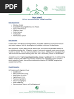 Halal Statement Template | PDF
