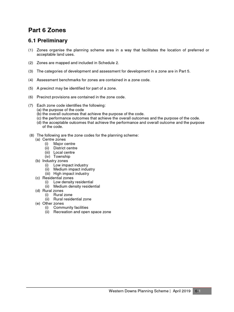 Part 6 Zone Codes | PDF | Stormwater | Drainage Basin