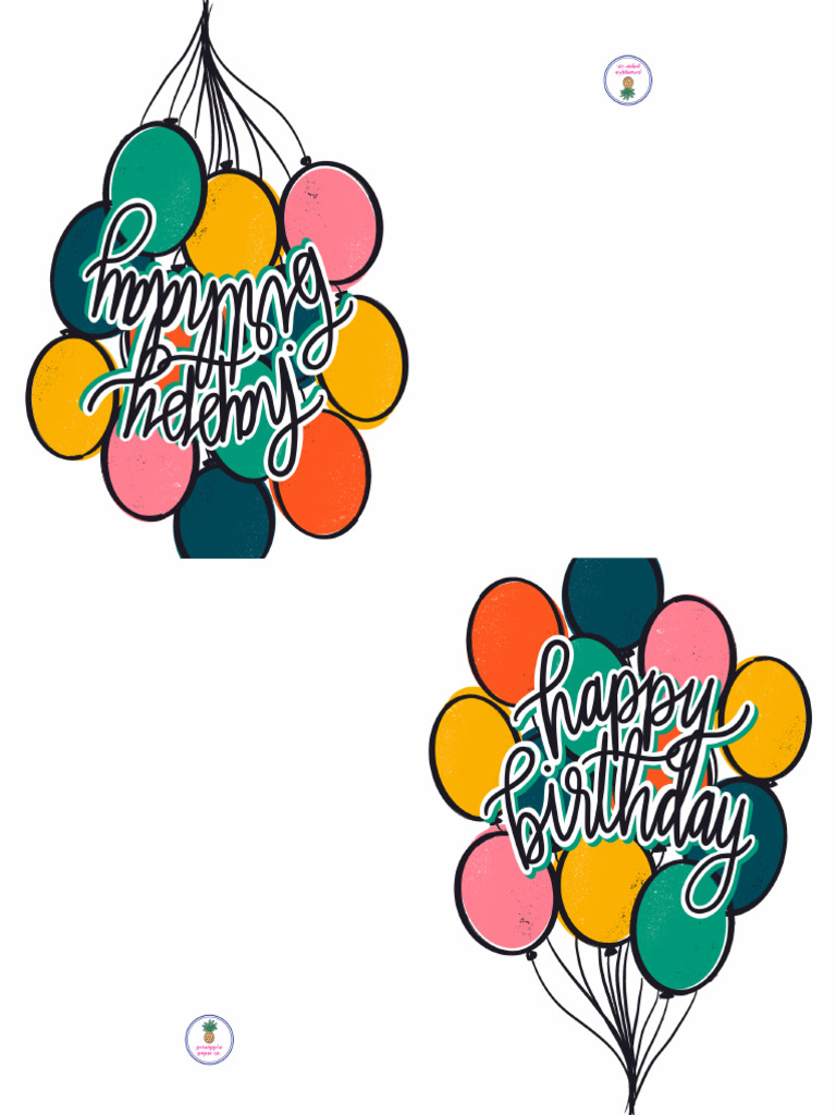 Happy Birthday Card | PDF
