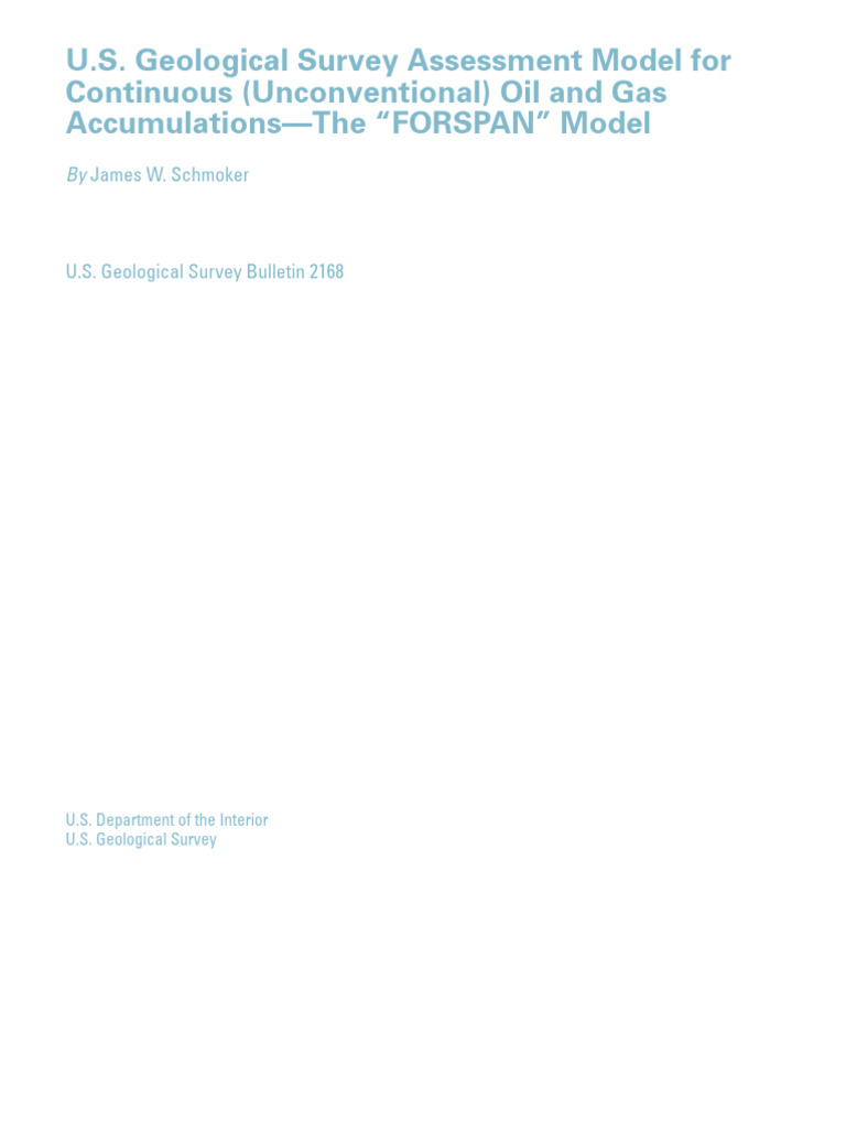 FORSPAN Model | PDF | Forecasting | Petroleum