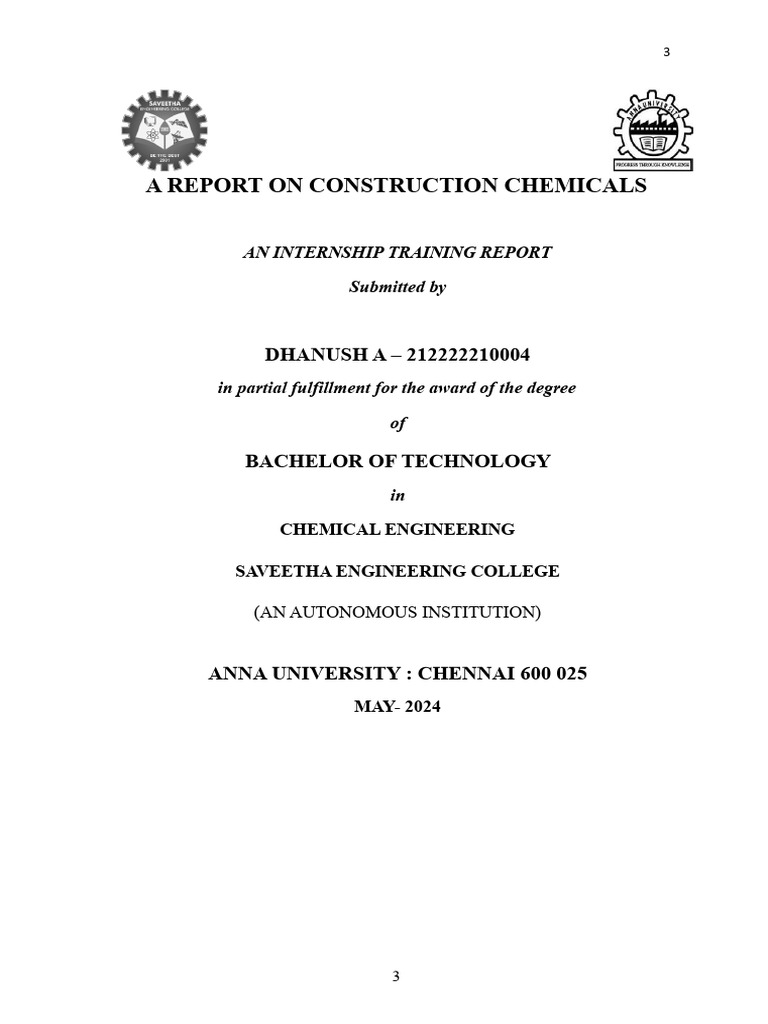 Internsip Report | PDF | Plaster | Concrete