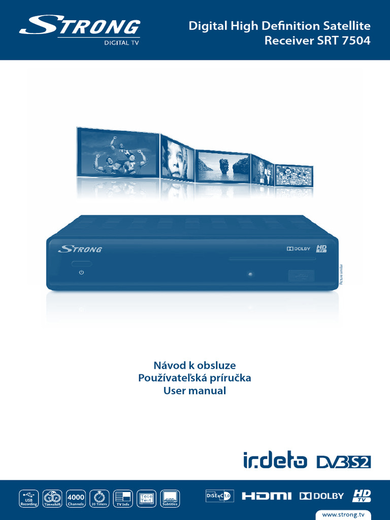 Uživatelská Příručka - Strong SRT 7504 - SK | PDF