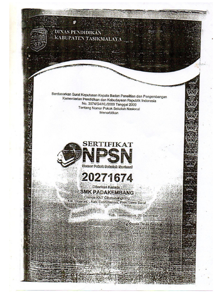 NPSN | PDF