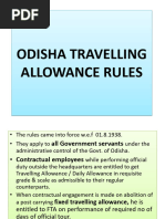 Central Govt TA/DA Rules Overview | PDF