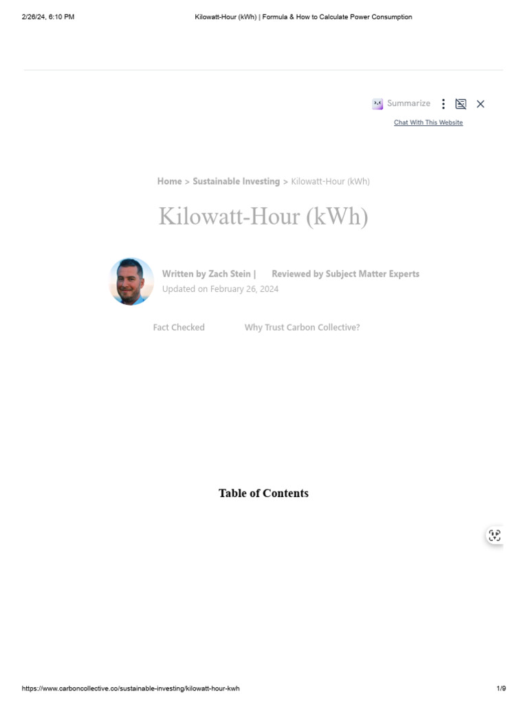 Kilowatt-Hour (KWH) - Formula & How To Calculate Power Consumption ...