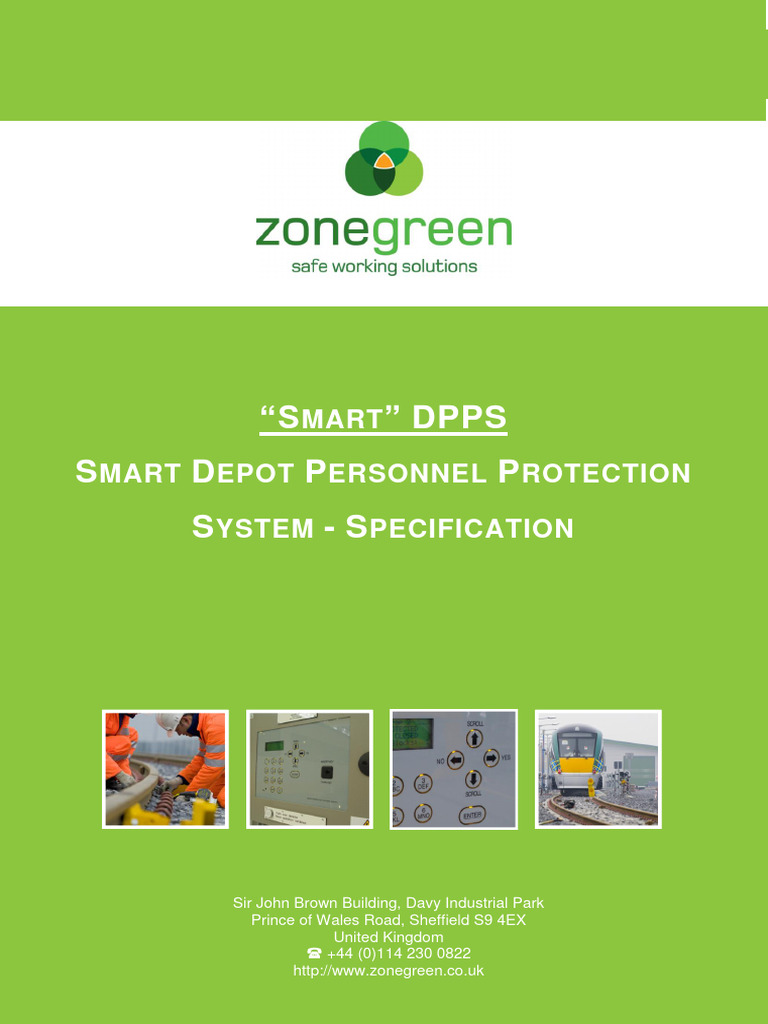 DPPS Depot Personnel Protection System Specification | PDF | Rail Transport