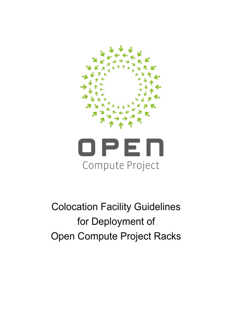 Colo Facility Guidelines | PDF | Data Center | Telecommunications