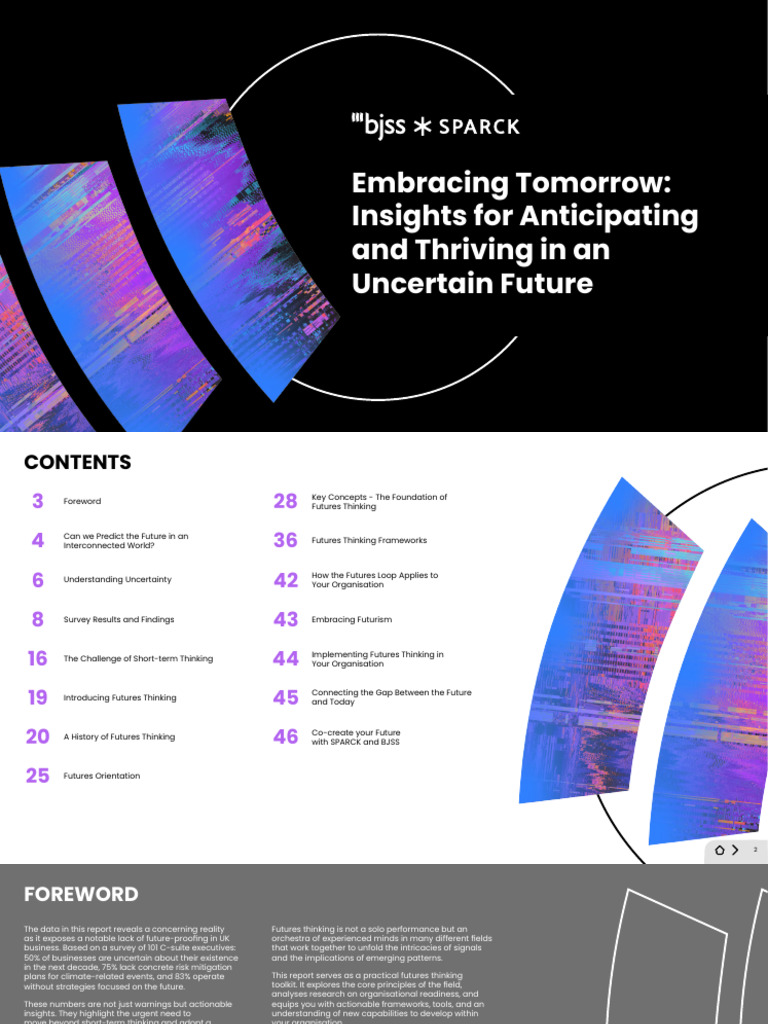 Embracing Tomorrow Insights For Anticipating and Thriving in An ...