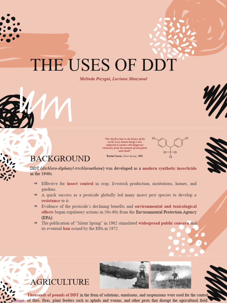 Uses of DDT | PDF | Malaria | Ddt