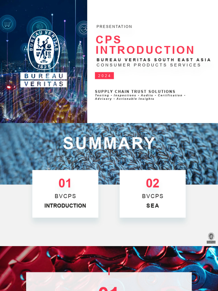 Bureau Veritas CPS Introduction - 2024 | PDF | Textiles | Shoe