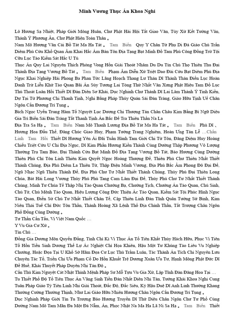 Minh Vương TH C Án Khoa Nghi | PDF