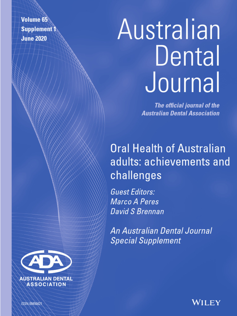 Australian Dental Journal - 2020 - Issue Information | PDF | Dentistry ...