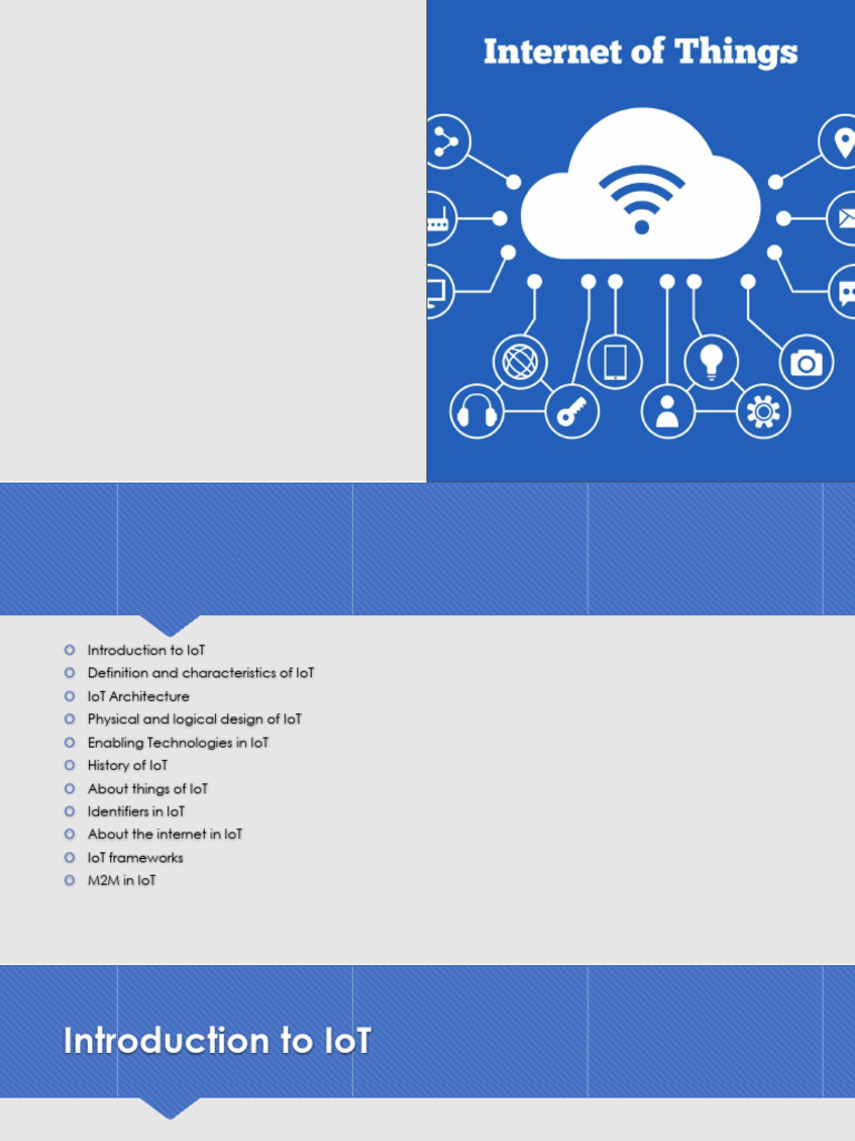Fundamentals of IoT Overview | PDF | Internet Of Things | Mechatronics