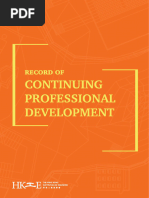 HCPC CPD Profile Template | PDF | Computing