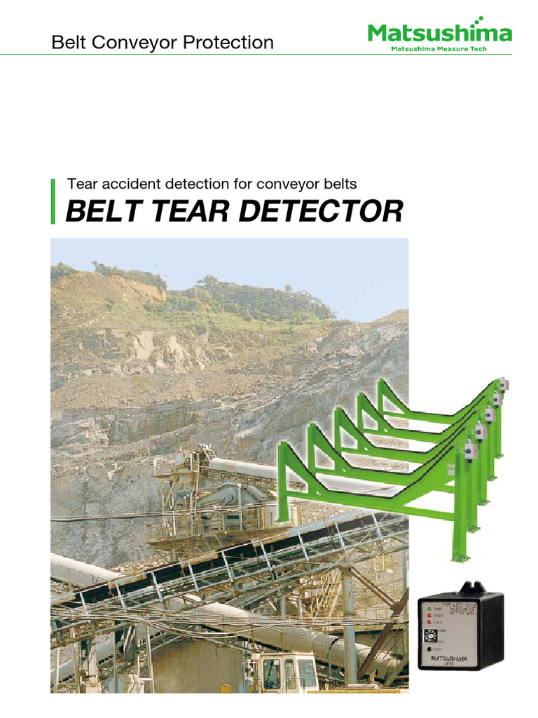 Conveyor Belt Tear Detection System | PDF | Sensor | Belt (Mechanical)
