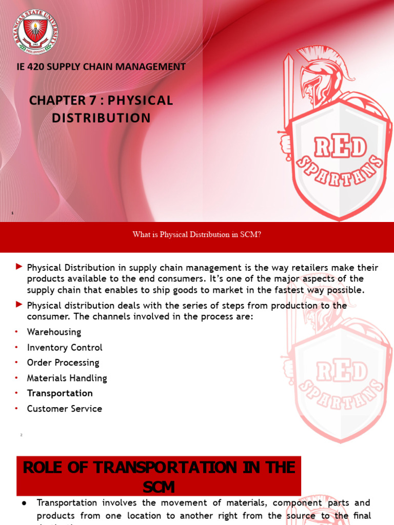 Transportation in Physical Distribution | PDF | Cargo | Supply Chain ...