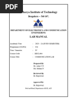 PCS Lab Manual | PDF | Engineering | Modulation