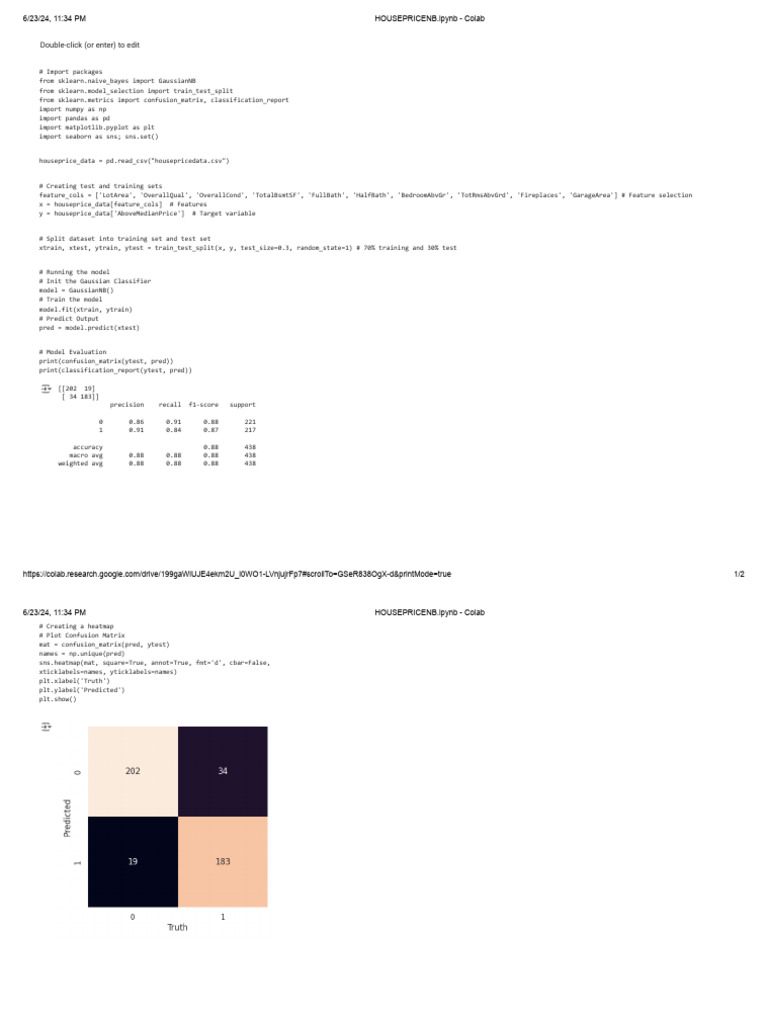 HOUSEPRICENB - Ipynb - Colab | PDF | Statistics | Statistical Data Types HOUSEPRICENB - Ipynb - Colab | PDF | Statistics | Statistical Data Types