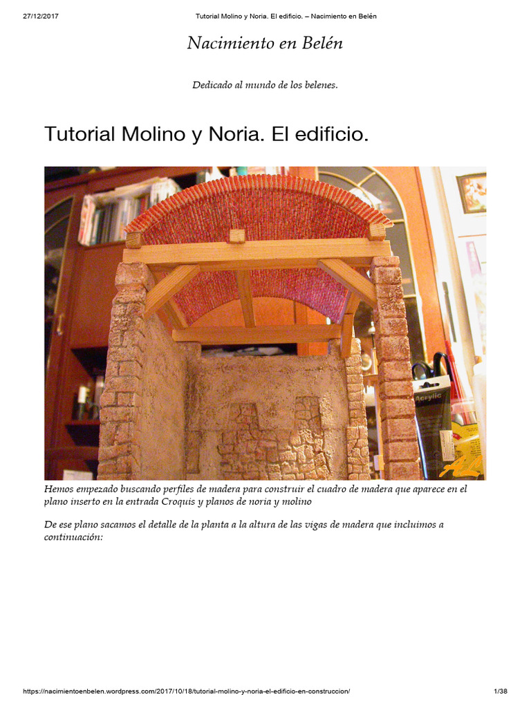 Tutorial Molino y Noria. El Edificio | PDF | Tornillo | Molino (molienda)